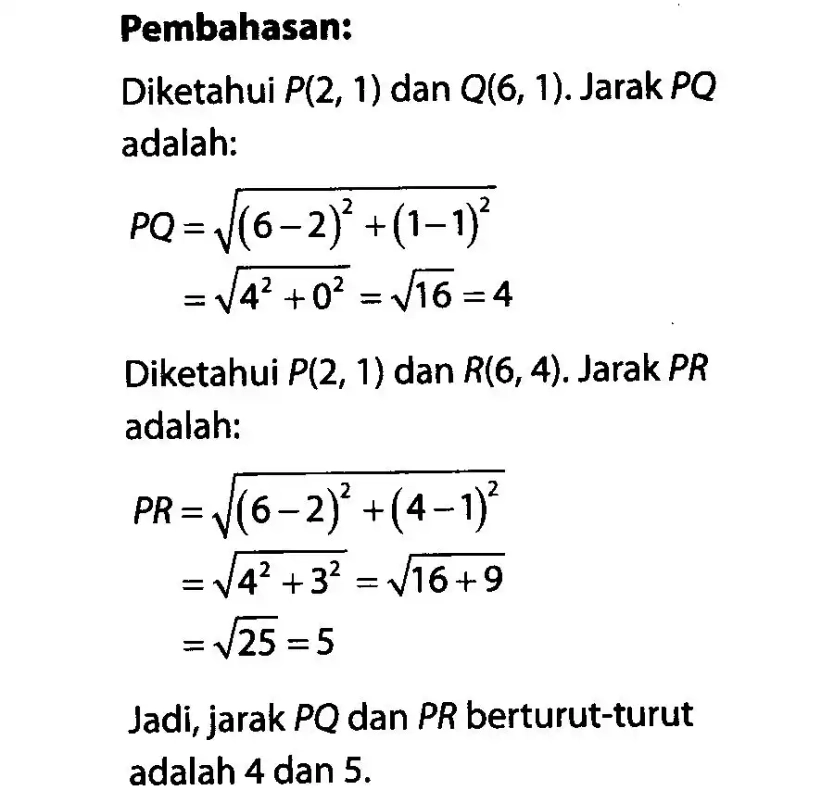 3 Diketahui letak titik ... | Descubre cómo resolverlo en QANDA